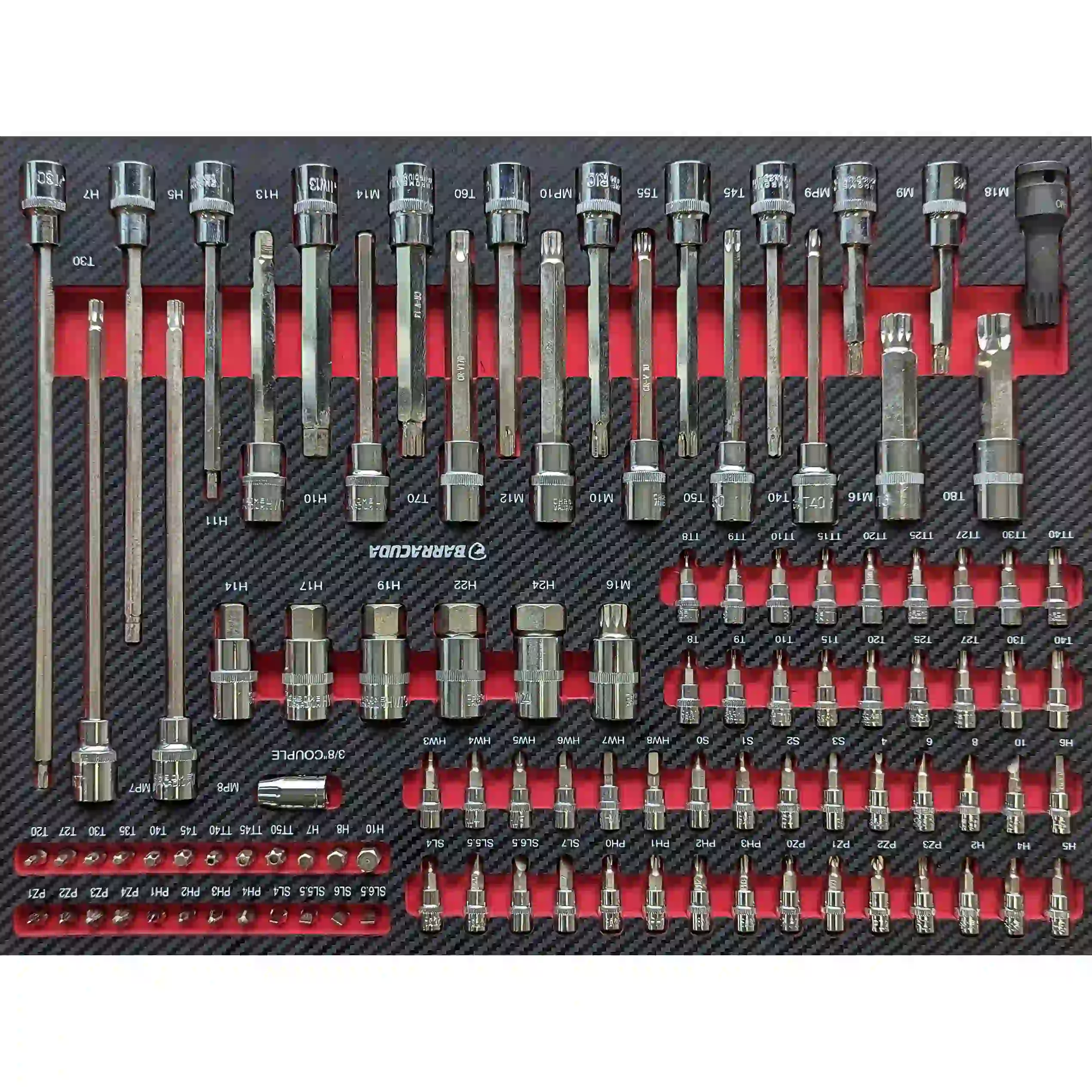 Plateau module d'outils Embouts - Barracuda Tools - Briconium